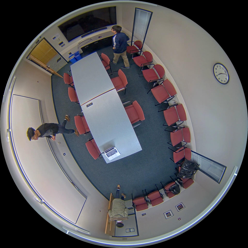 Human-Aligned Bounding Boxes from Overhead Fisheye cameras dataset ...